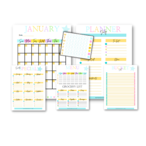 The Best Mom Planner and Calendar Bundle - SuperMomInfinity