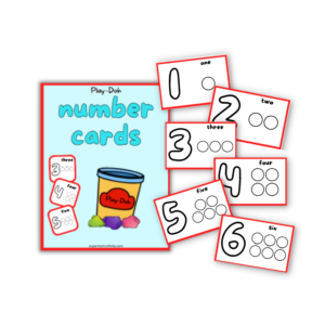 Free Number Playdough Printables Learning Cards - SuperMomInfinity