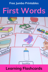 #20 Free Baby and Toddlers First Word Flashcards - SuperMomInfinity