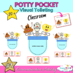 Best Special Education Potty Training Visual Activity for Kids | Potty ...