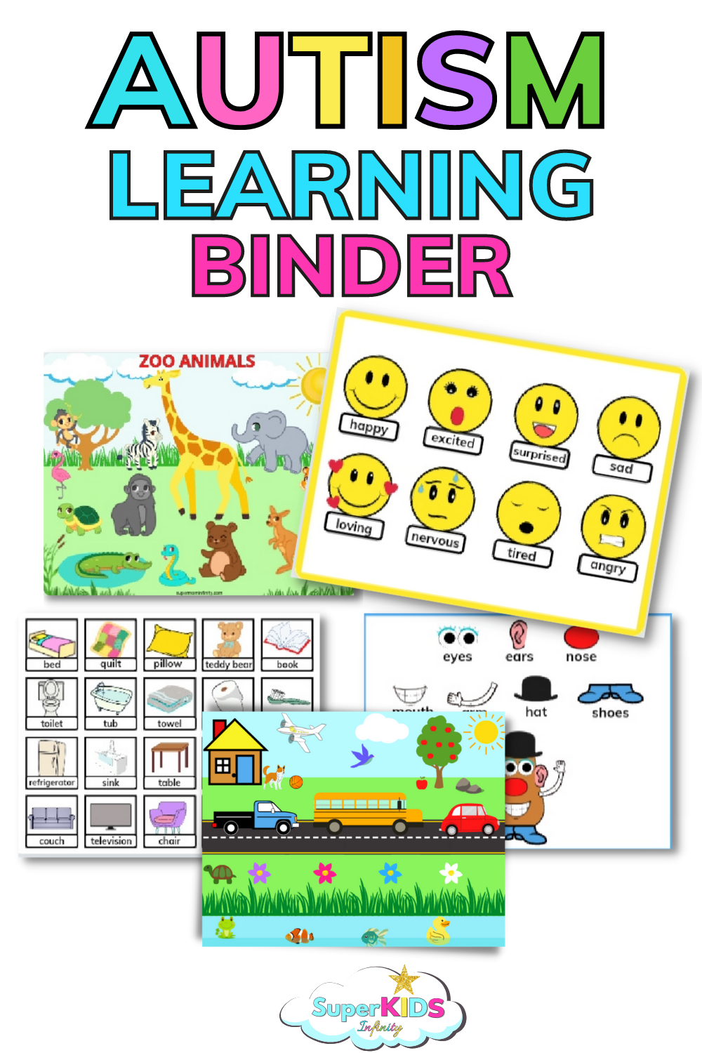 Special Education Learning Activity Book | Preschool Busy Book for Kids ...